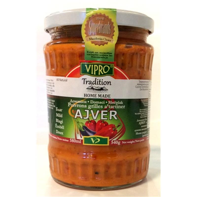 Welcome by Edex Food : Ajvar 580 ML mild - Vipro