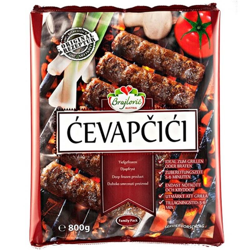 Welcome by Edex Food : Cevapcici 800g BRAJLOVIC